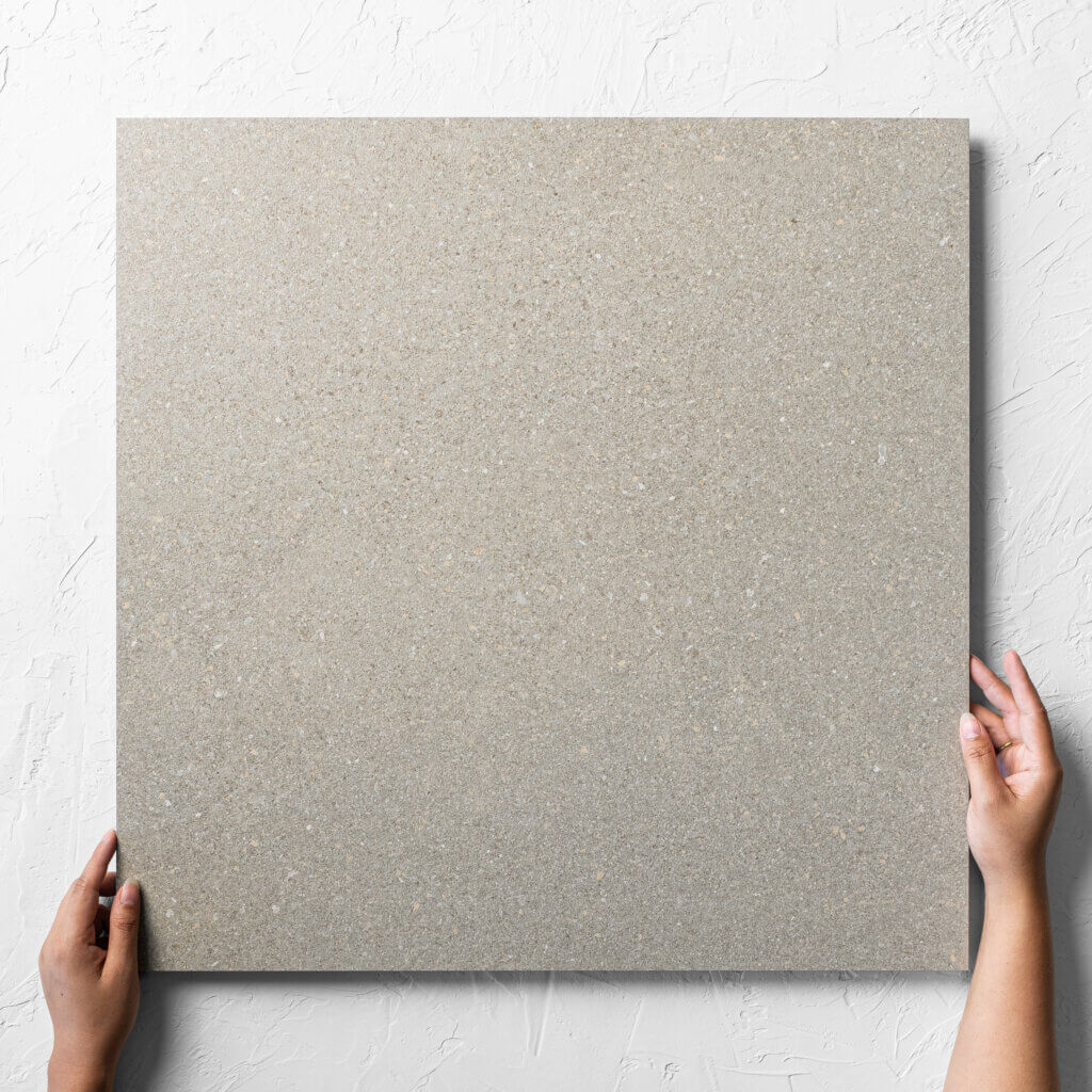 Crystal Quartz Greige External Rectified 600x600mm - Online Tile