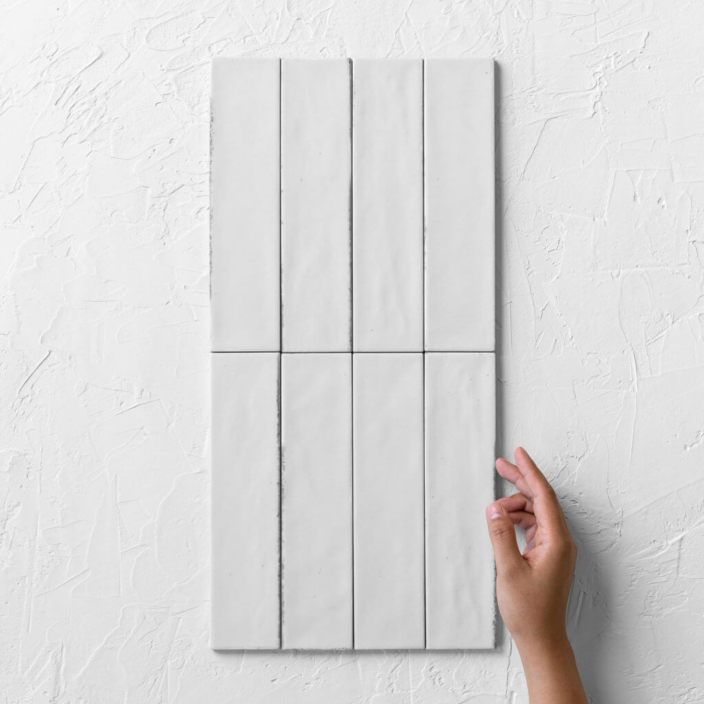 Memory White Gloss 60x250mm - Online Tile