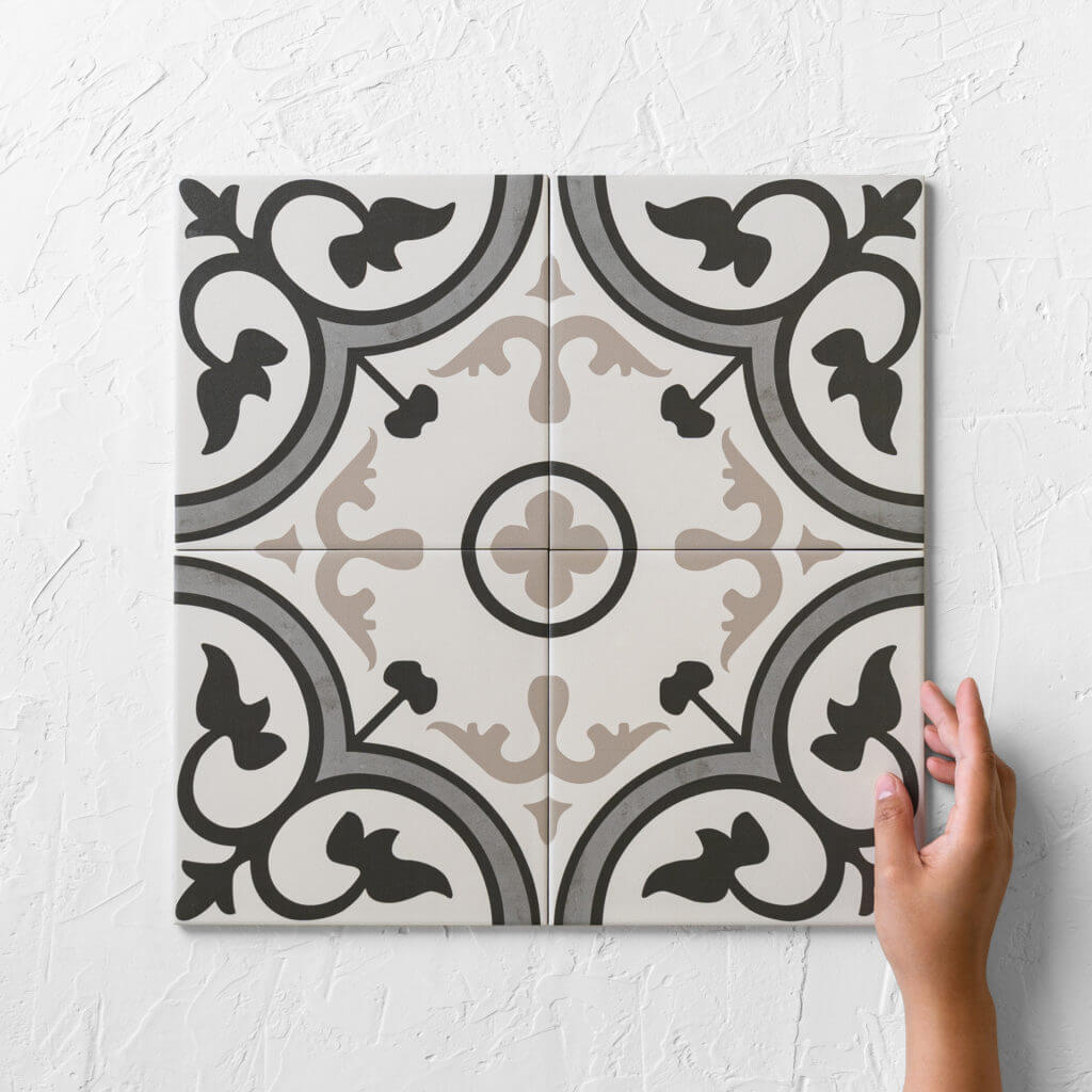 Picasso Fleur 200x200mm - Online Tile