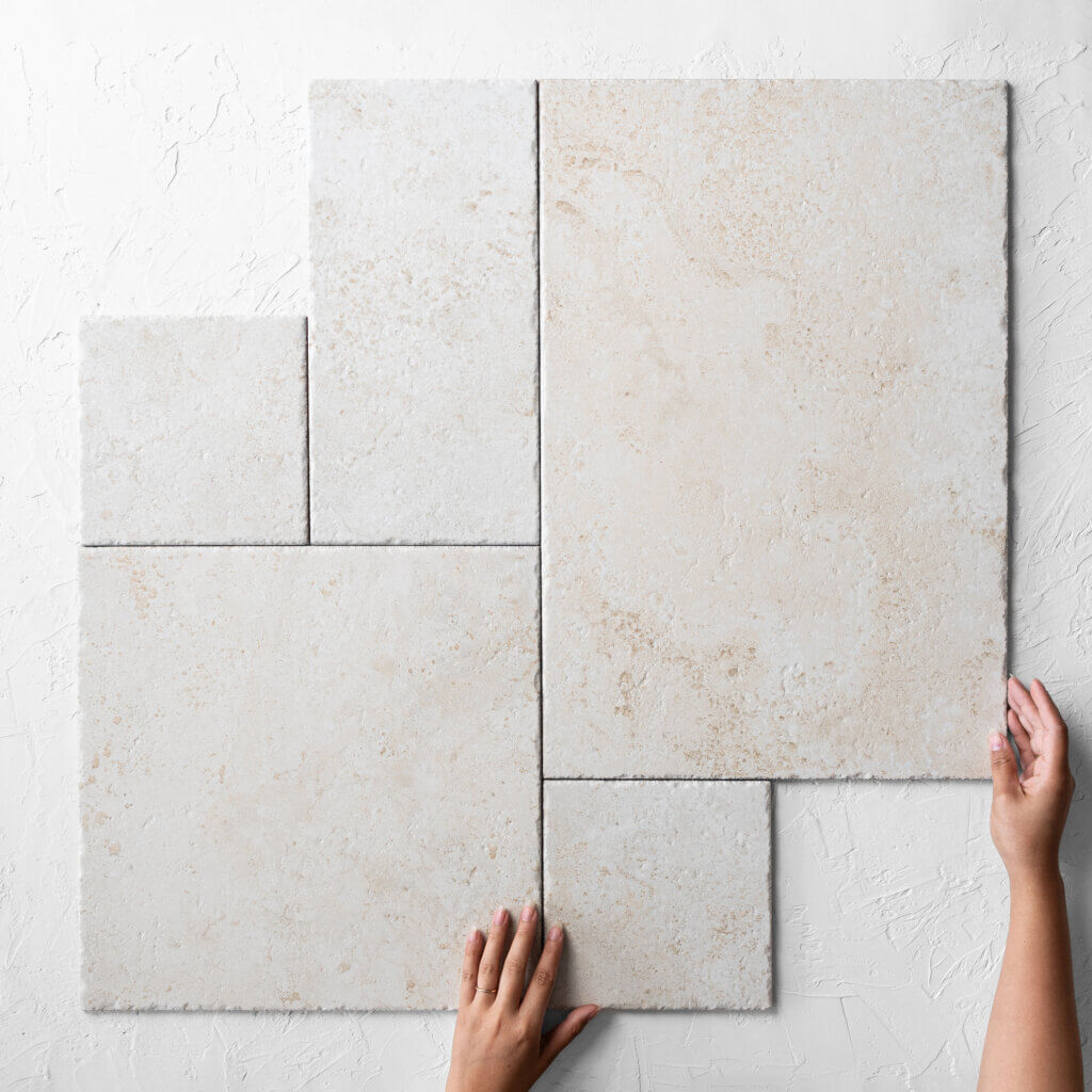 Tibur Bianco French Pattern - Online Tile